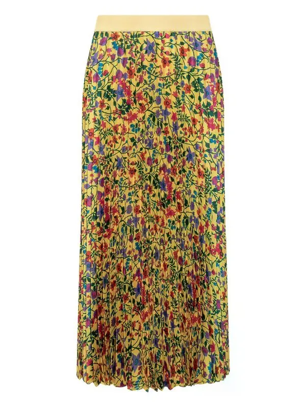 Max Mara Floral-print Skirt