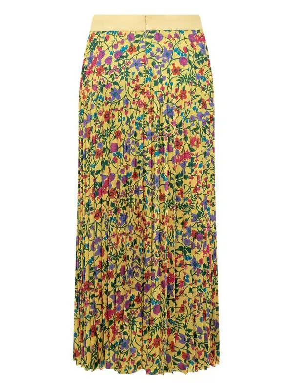 Max Mara Floral-print Skirt