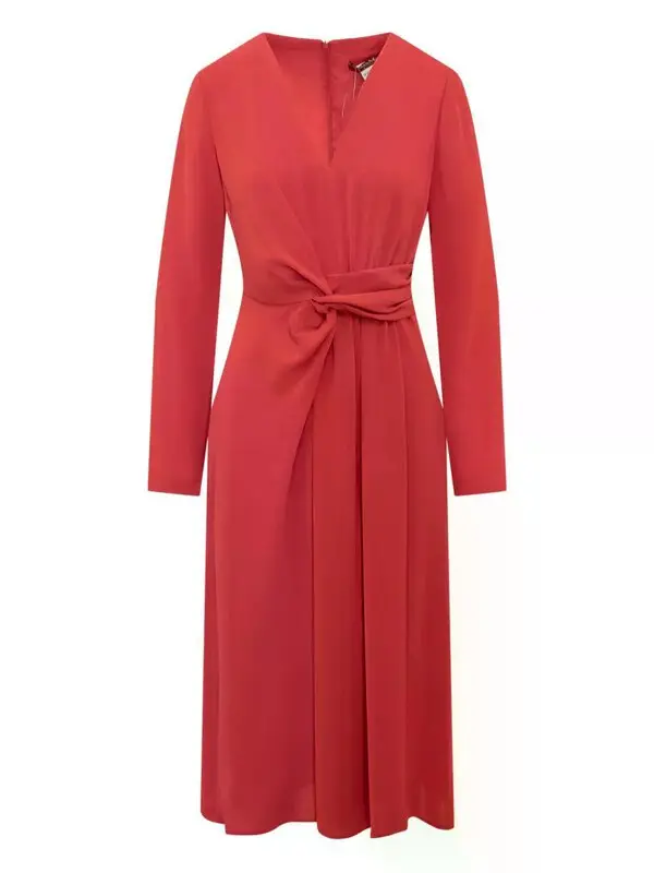 Max Mara V-neck Midi Dress