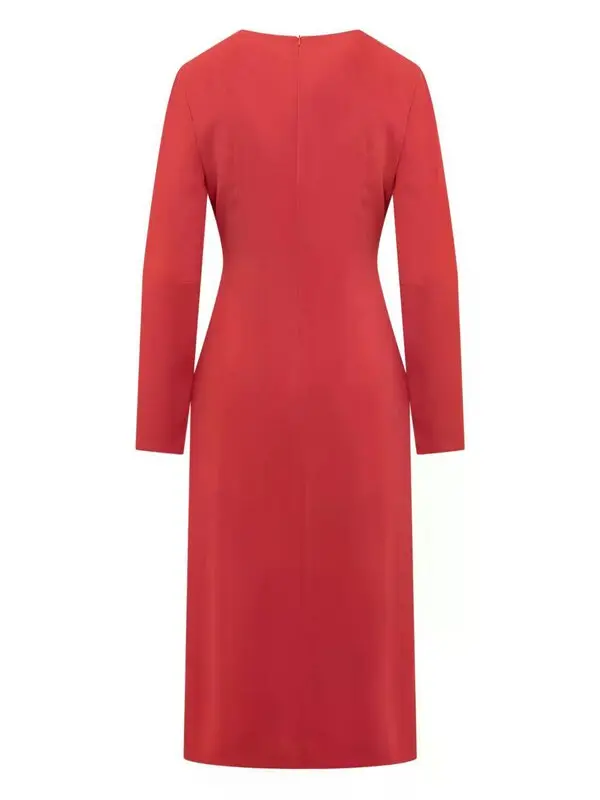 Max Mara V-neck Midi Dress