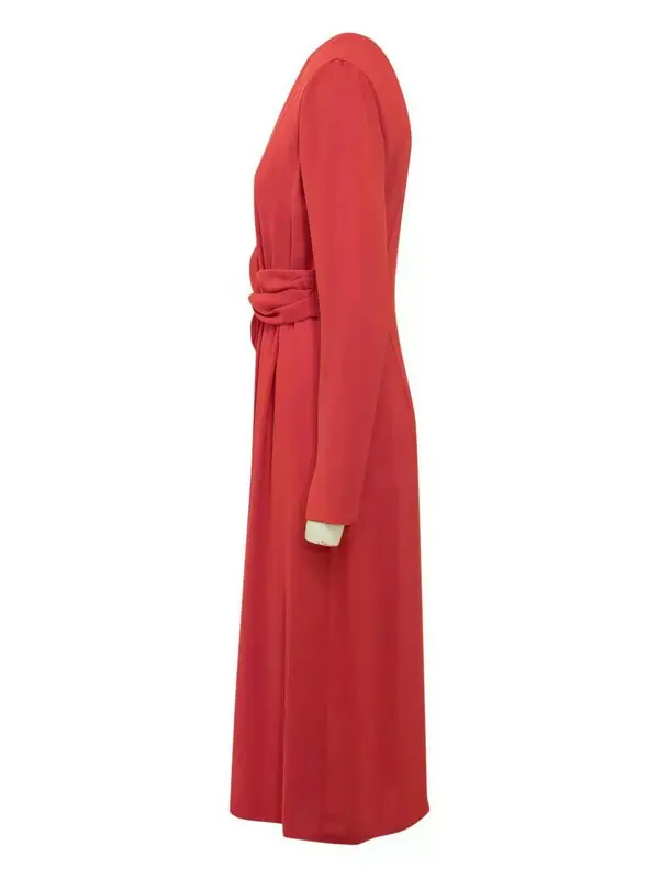 Max Mara V-neck Midi Dress