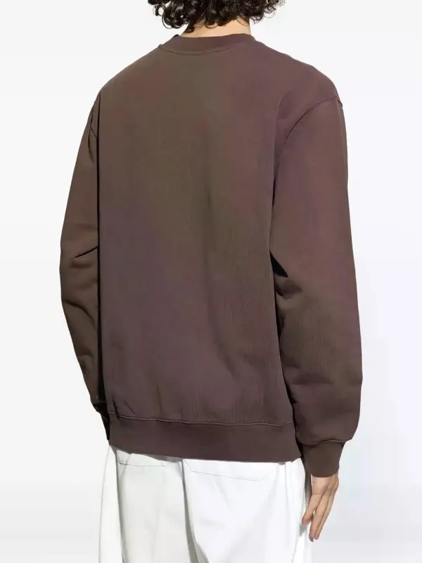 Jacquemus Logo Patch Sweatshirt - Brown