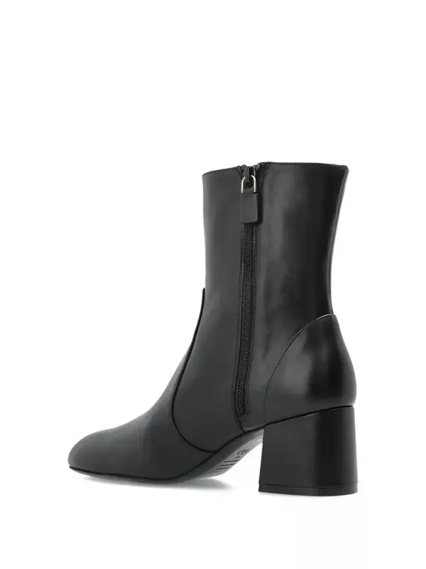 STUART WEITZMAN Leather Ankle Boots - Black
