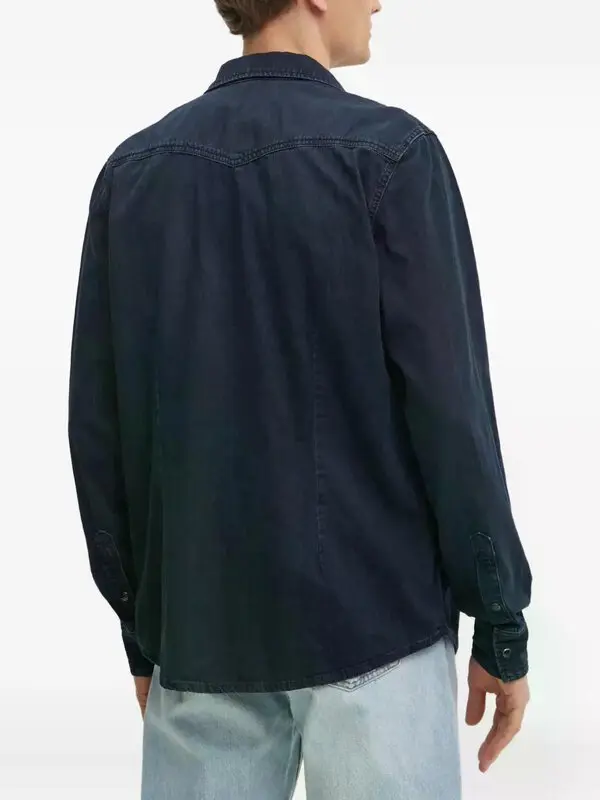 Karl Lagerfeld Denim Flap-pocket Shirt
