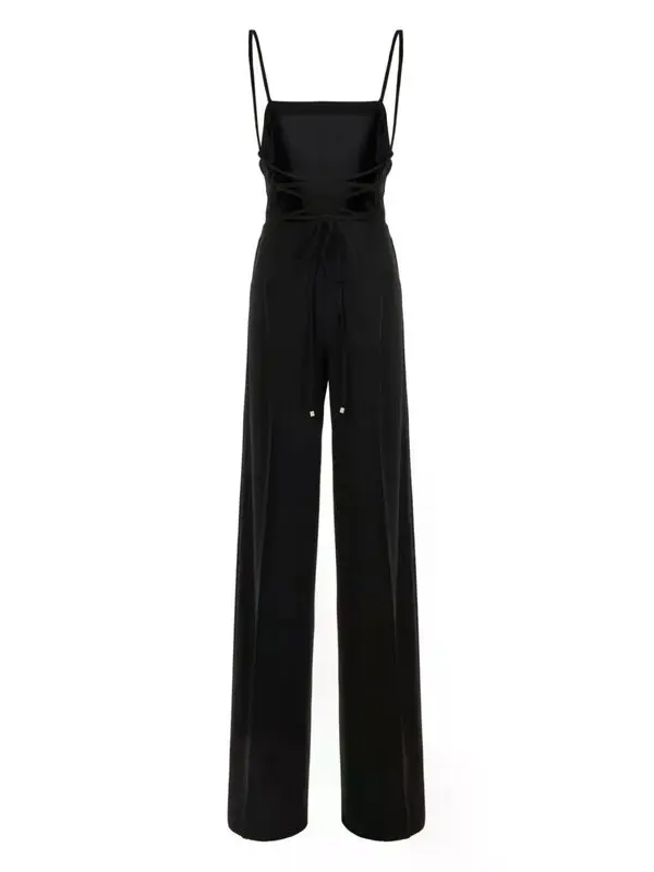 Max Mara Straight Leg Jumpsuit Black Editorialist