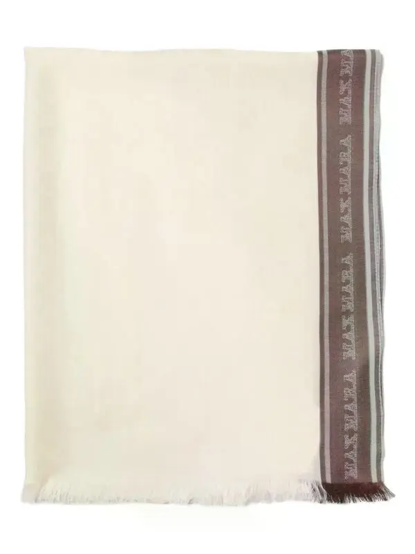 Max Mara Logo-jacquard Scarf