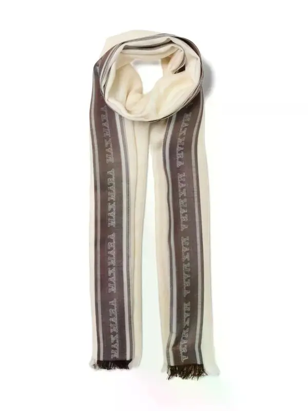 Max Mara Logo-jacquard Scarf