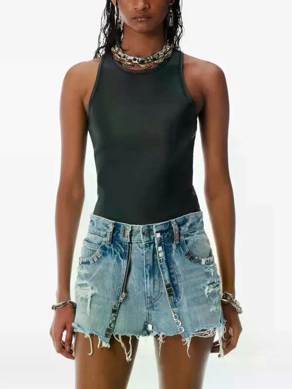 Alexander Wang Distressed Denim Shorts