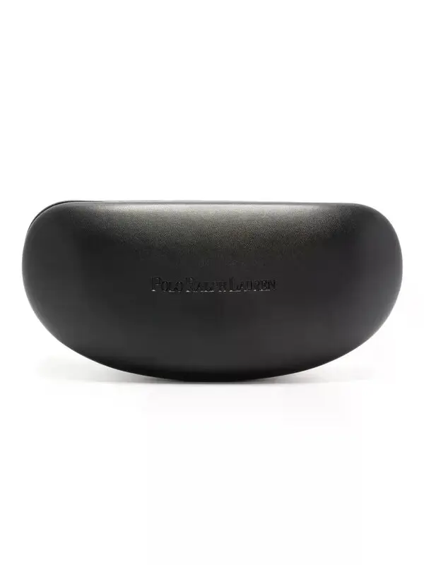 POLO RALPH LAUREN EYEWEAR Round-frame Logo-engraved Sunglasses