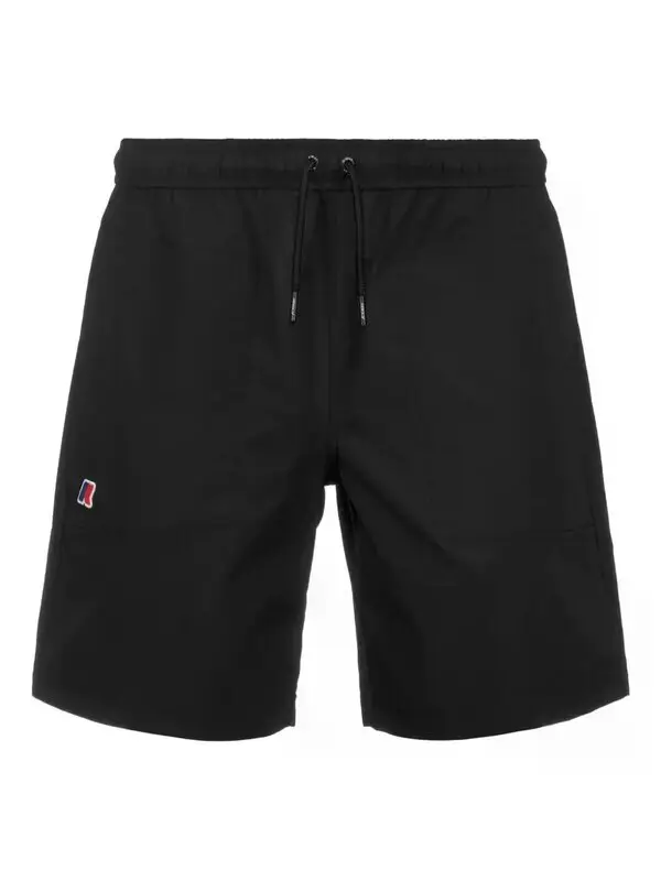 K-WAY Drawstring Logo-detail Track Shorts