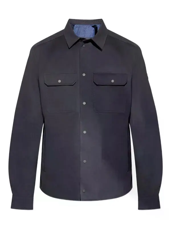 Moncler Logo-patch Shirt - Blue