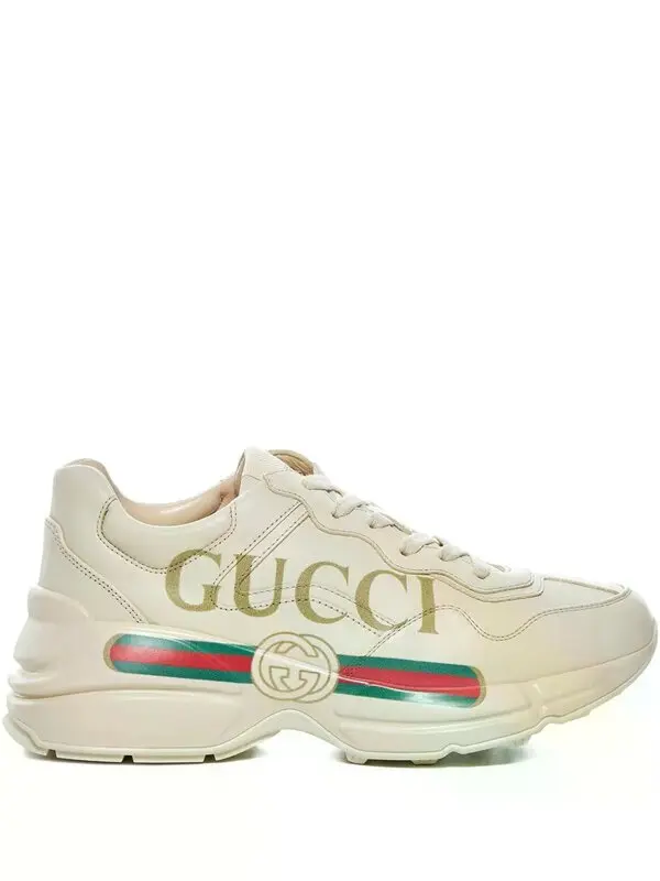 Gucci Rhyton Leather Sneakers