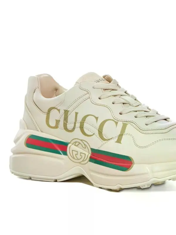 Gucci Rhyton Leather Sneakers