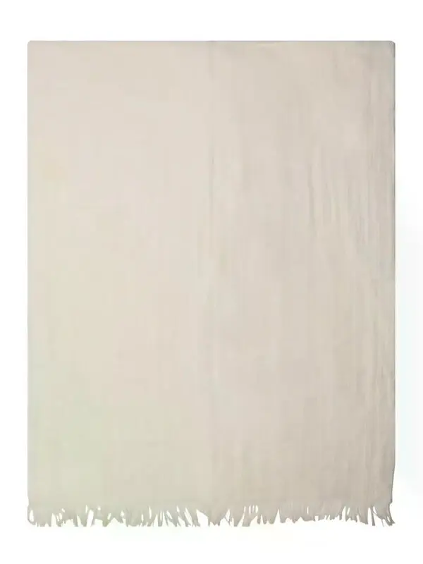 Max Mara Linen Scarf - White