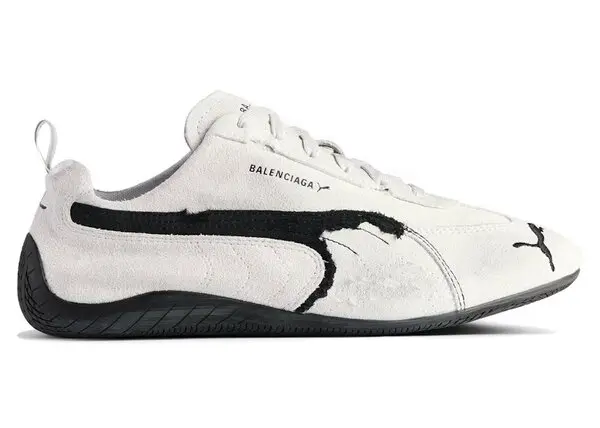 Balenciaga X Puma Speedcat Sneakers - White/black