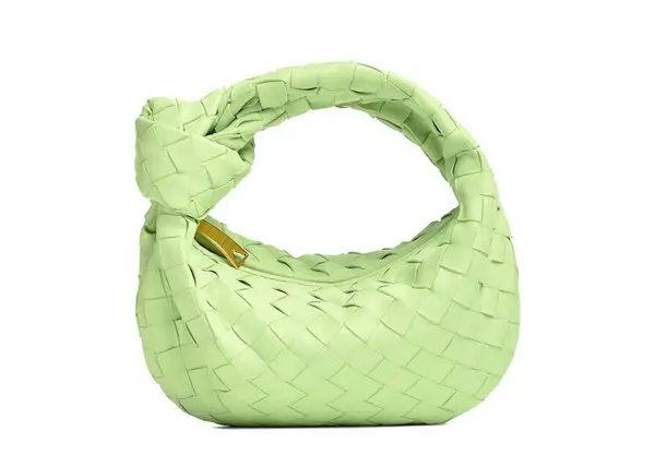 Bottega Veneta Mini Jodie Woven Bag - Fennel