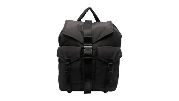 GANNI Tech Backpack Bag - Black