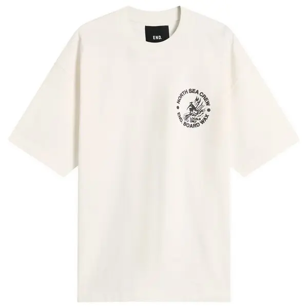 END. Coastal Board Wax T-shirt - Ecru