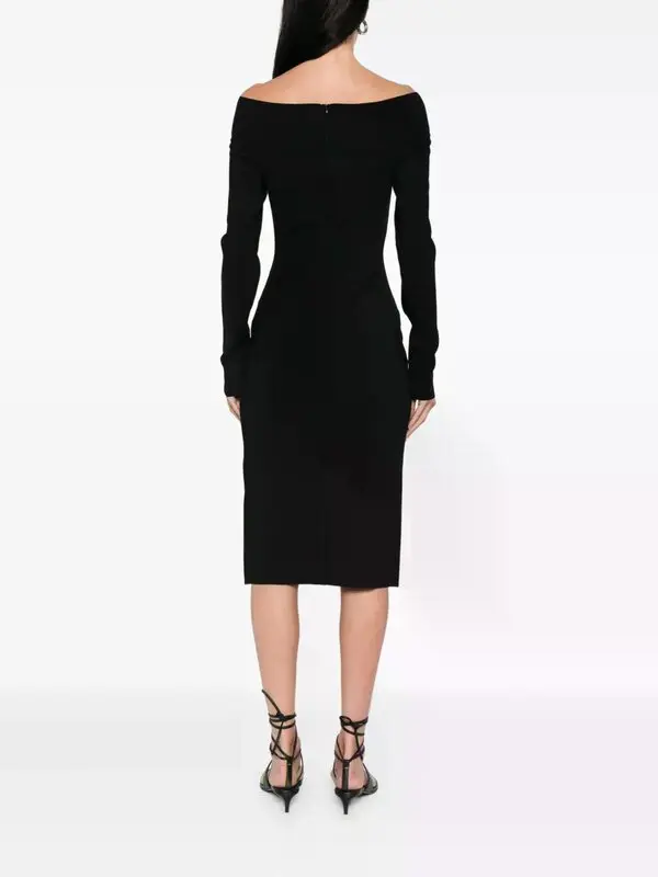 Stella McCartney Off-shoulder Midi Dress