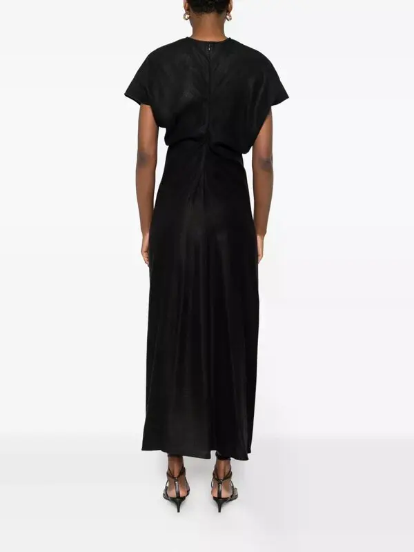 TOTEME Slouch-waist Maxi Dress - Black