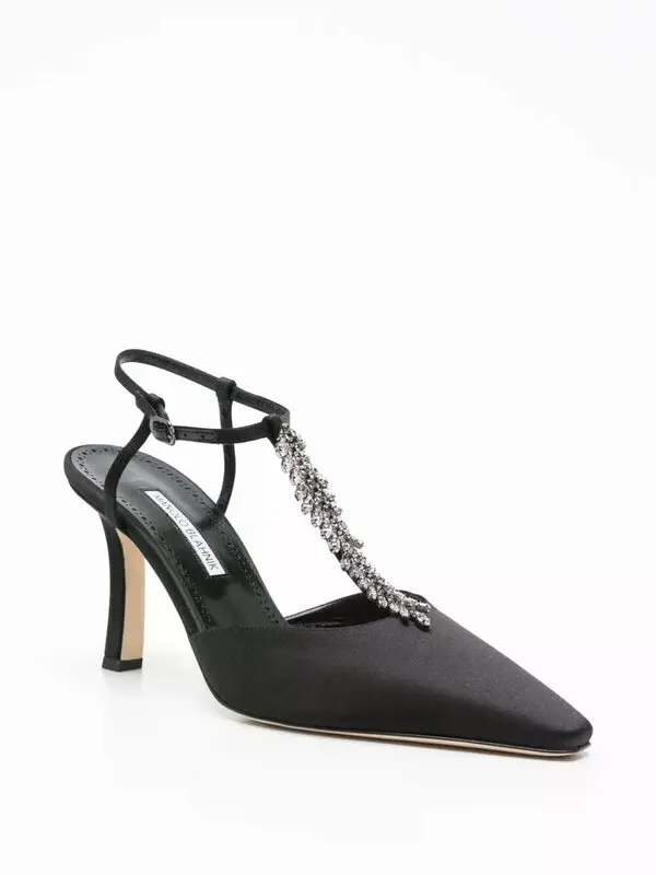 Manolo Blahnik 90mm Sufik Heeled Sandals