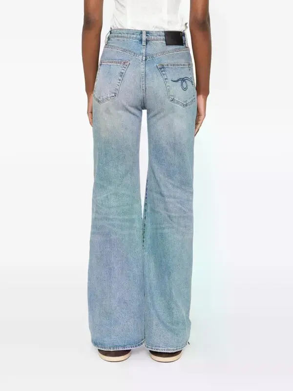 R13 Logo-patch Jeans