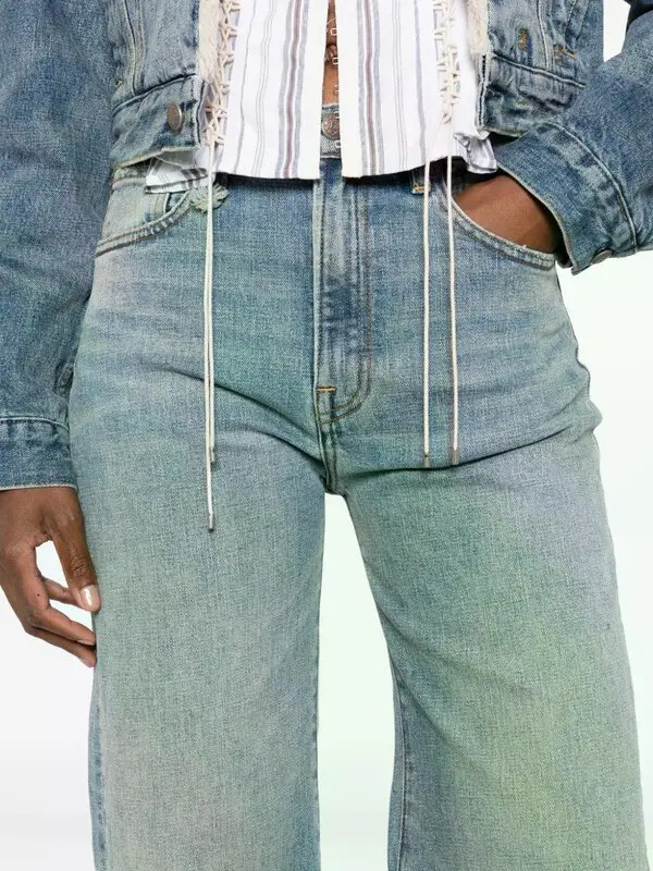 R13 Logo-patch Jeans