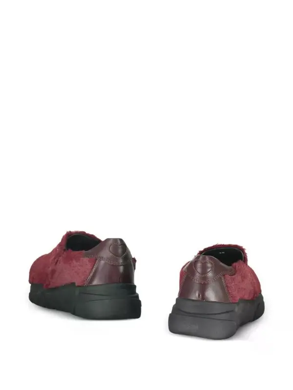 Moschino Faux-fur Slip-on Sneakers