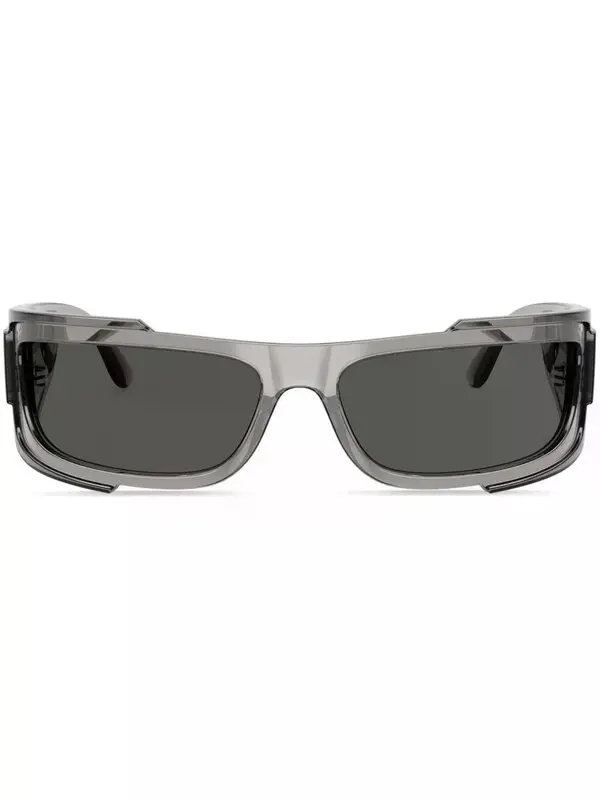 Versace Medusa Square-frame Sunglasses - Grey