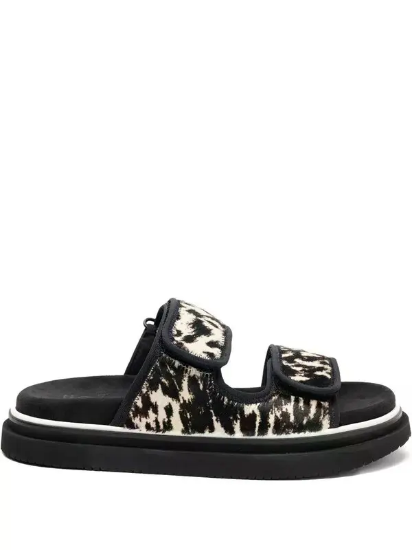 Hogan Double-strap Flat Sandals