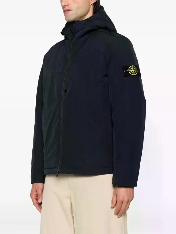 Stone Island Compass-motif Jacket - Blue