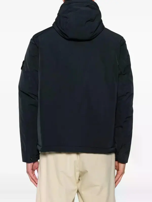 Stone Island Compass-motif Jacket - Blue