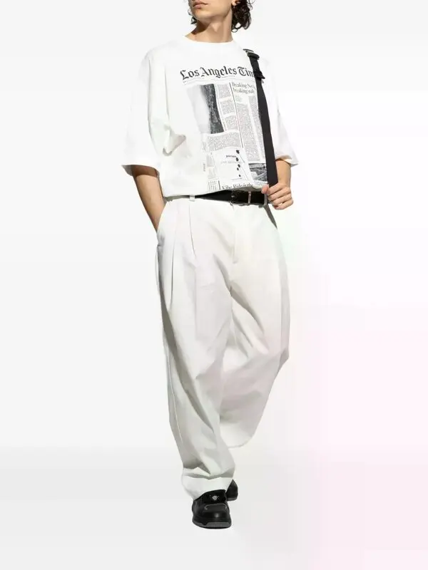 Palm Angels Newspaper Print T-shirt