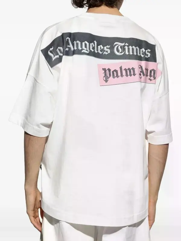Palm Angels Newspaper Print T-shirt