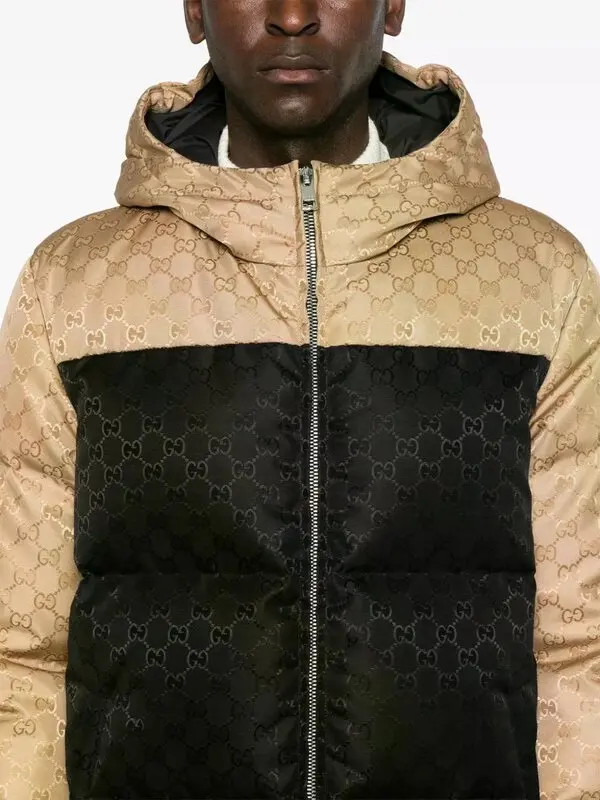 Gucci Gg Canvas Puffer Jacket