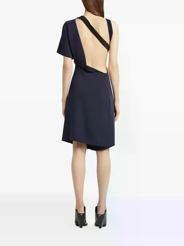 COURREGES Asymmetrical Twist Dress