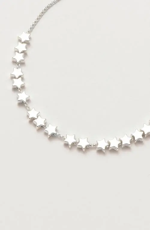 Estée Lauder Stars So Bright Chain Slider Bracelet - Silver