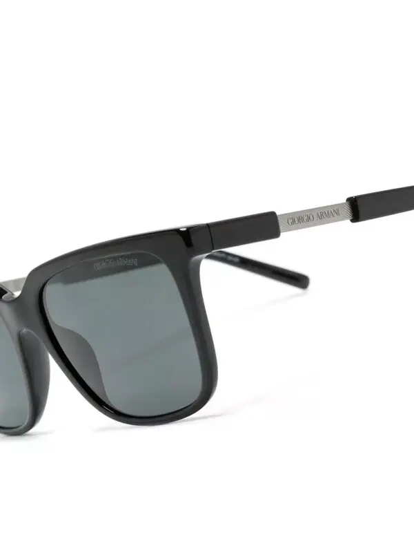 Giorgio Armani Square-frame Sunglasses - Black