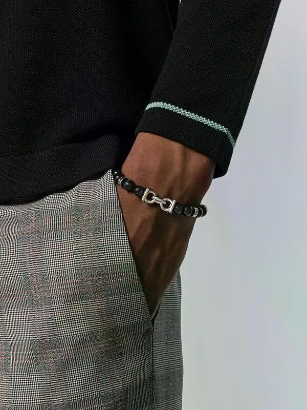 FERRAGAMO Semi-precious Stone And Gancini Bracelet