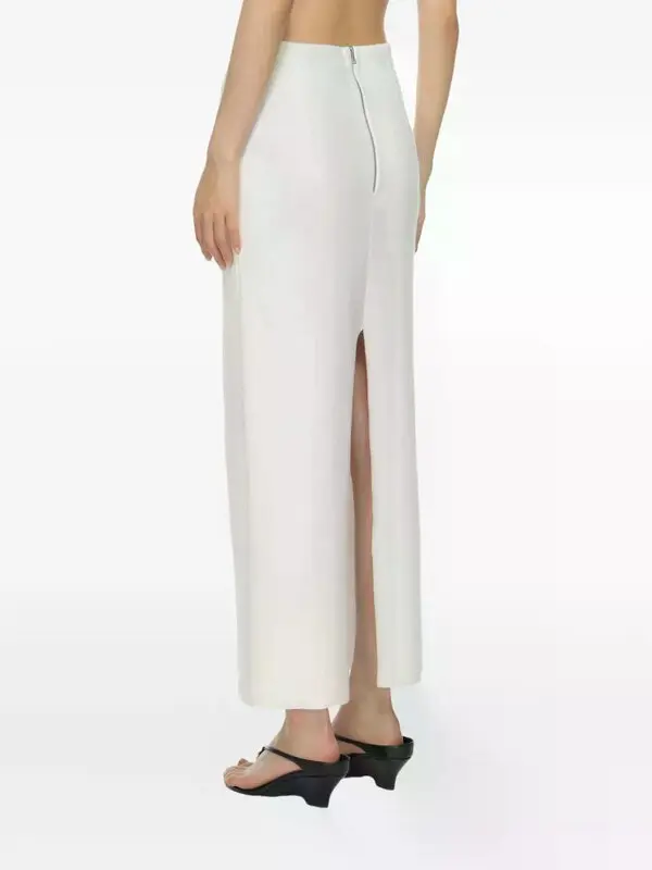 Auralee Slit Midi Skirt