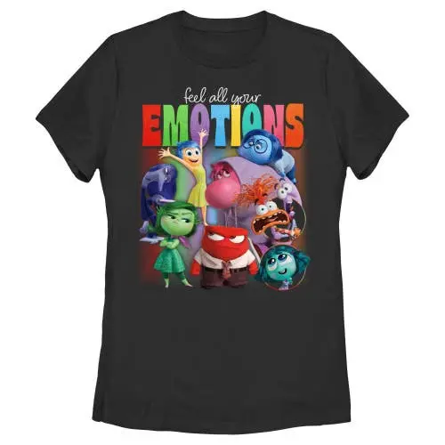 INSIDE OUT 2 Feel All Your Emotions" Short Sleeve Graphic T-shirt