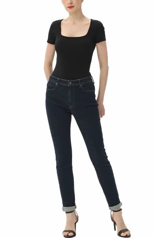 KIMI + KAI Square Neck Bodysuit - Black