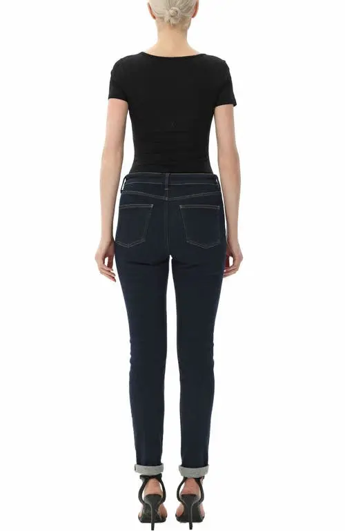 KIMI + KAI Square Neck Bodysuit - Black