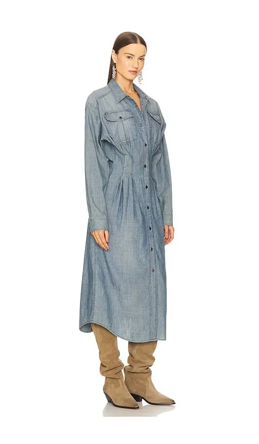 isabel marant etoile blue dress Midnight Vivienne Dress