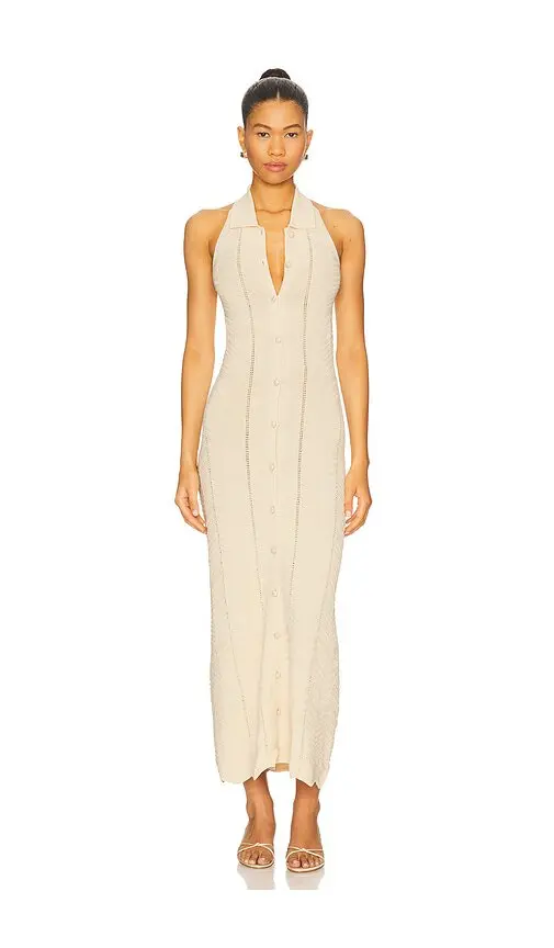 Devon Windsor Val Knit Dress - Cream