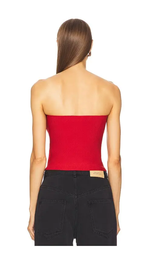 Simkhai Nicole Tube Top - Crimson