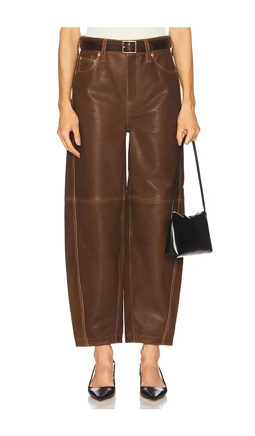 Simkhai Waldon Curved Leg Pant - Cocoa