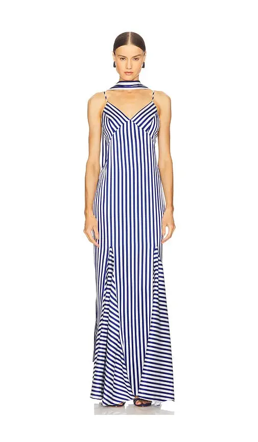 Katie May Tiki Gown In Royal