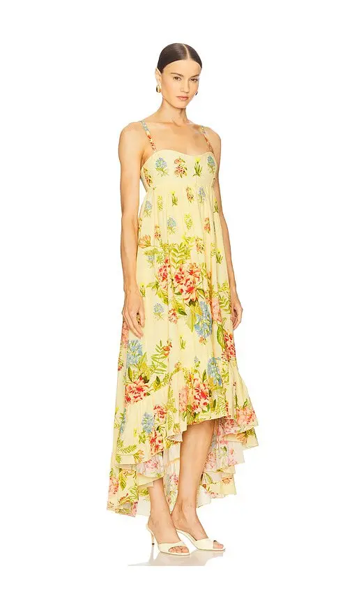 Hemant & Nandita Floral Poplin Maxi Dress