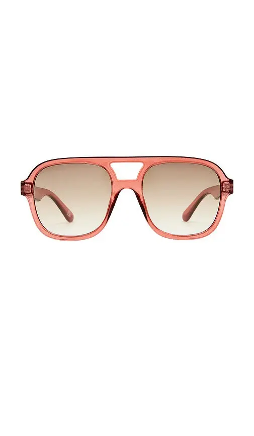 AIRE Whirlpool Sunglasses - Peach Quartz & Brown Grad